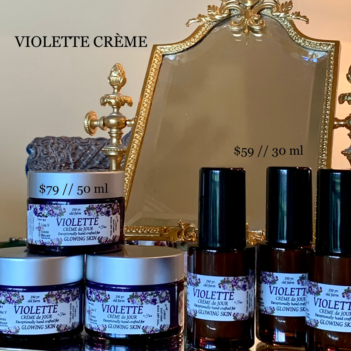 Violette Day Crème – Lisa V. Holistic Skin Care